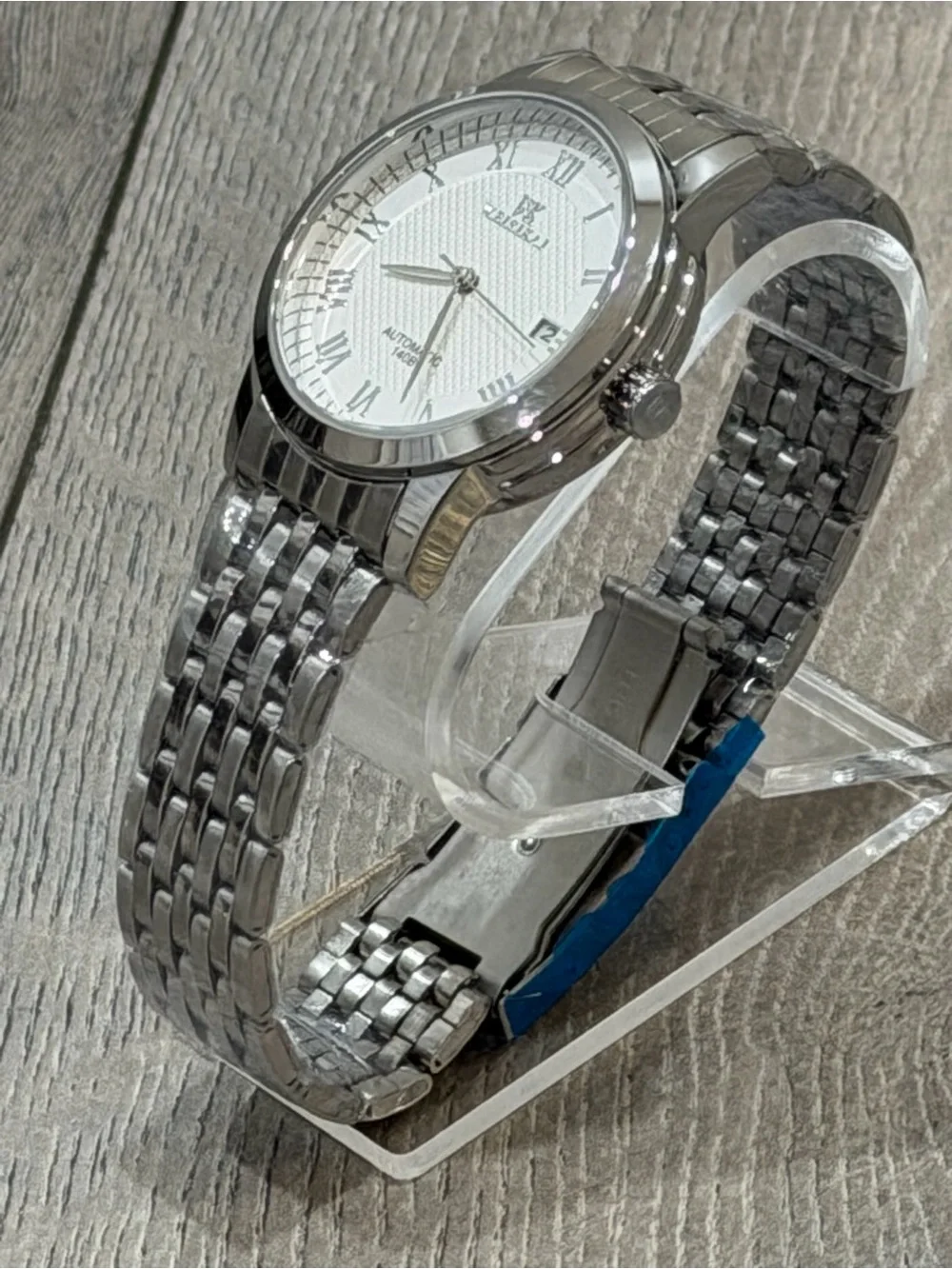Accessories | Weiskai Automatic Mechanical Mens Watch Silver Roman ...